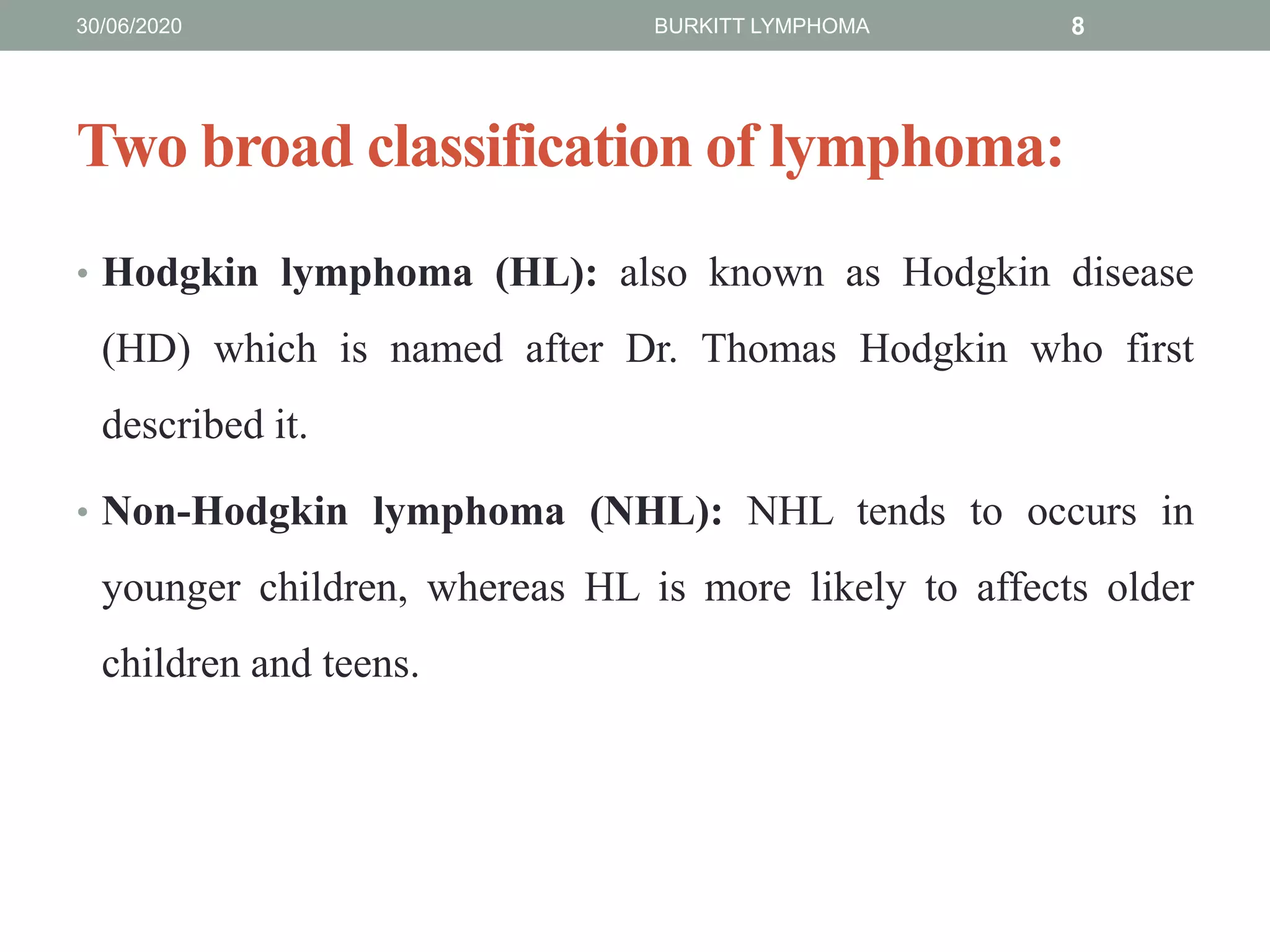 Burkitt lymphoma | PDF