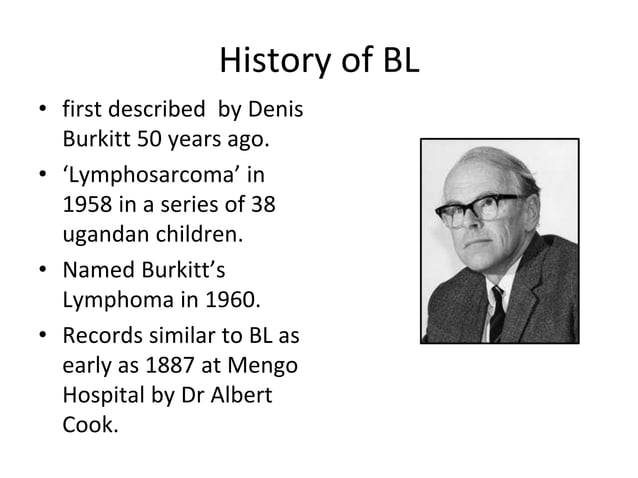 Burkitt lymphoma.ppt | Blood Disorders | Diseases and Conditions