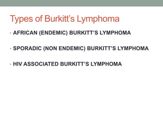 Burkitts lymphoma and abdominal masses | PPT