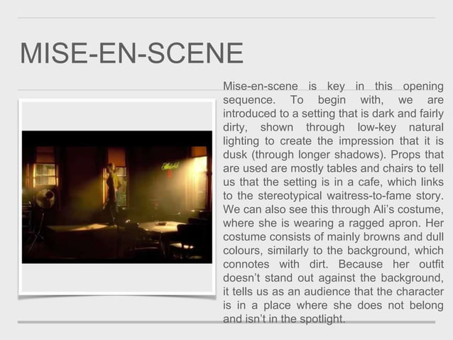 'Burlesque' - Opening Sequence Analysis | PPT