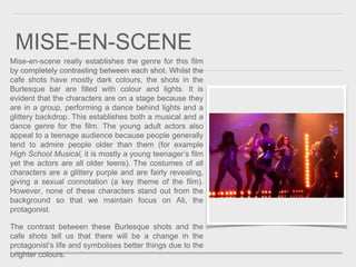 'Burlesque' - Opening Sequence Analysis | PPT