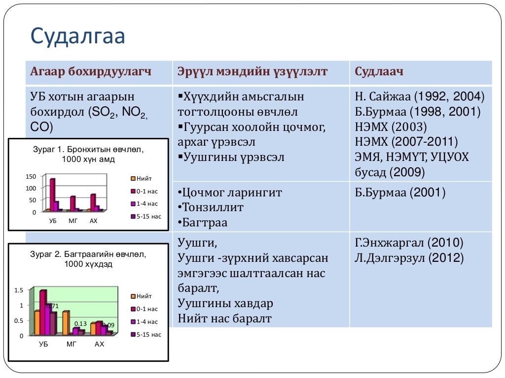 Агаарын бохирдол нийгмийн эрүүл мэнд