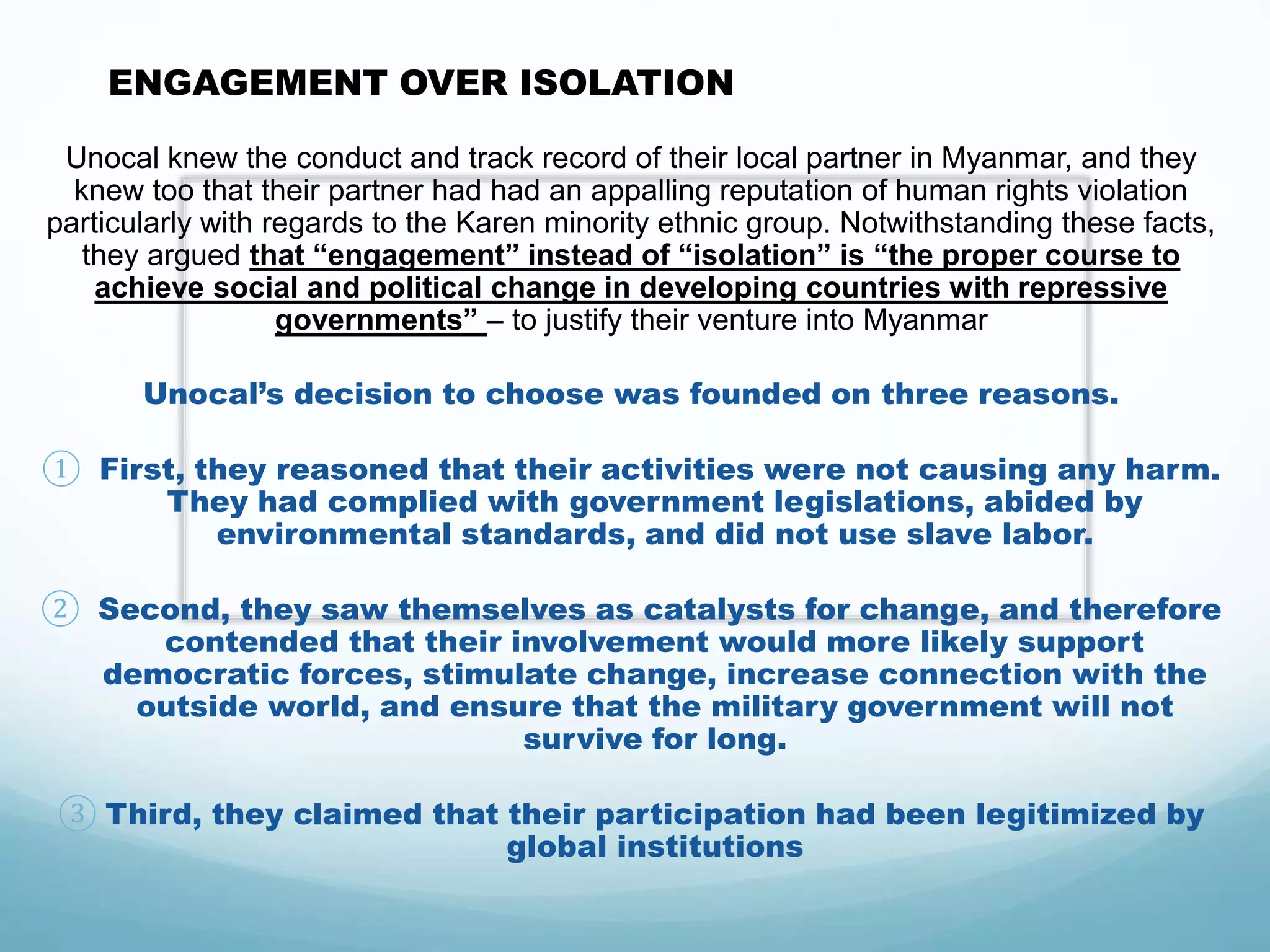 unocal in Burma ppt | PPTX