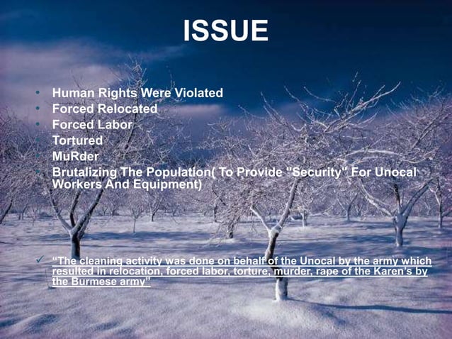 unocal in Burma ppt | PPT