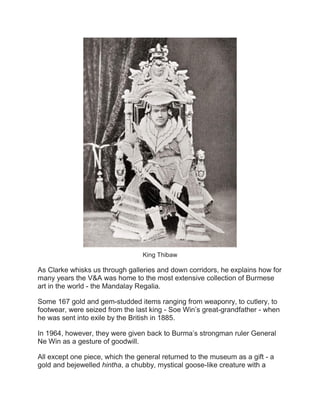 BURMA ROYAL RUBY NAGAMAUK STORY | PDF