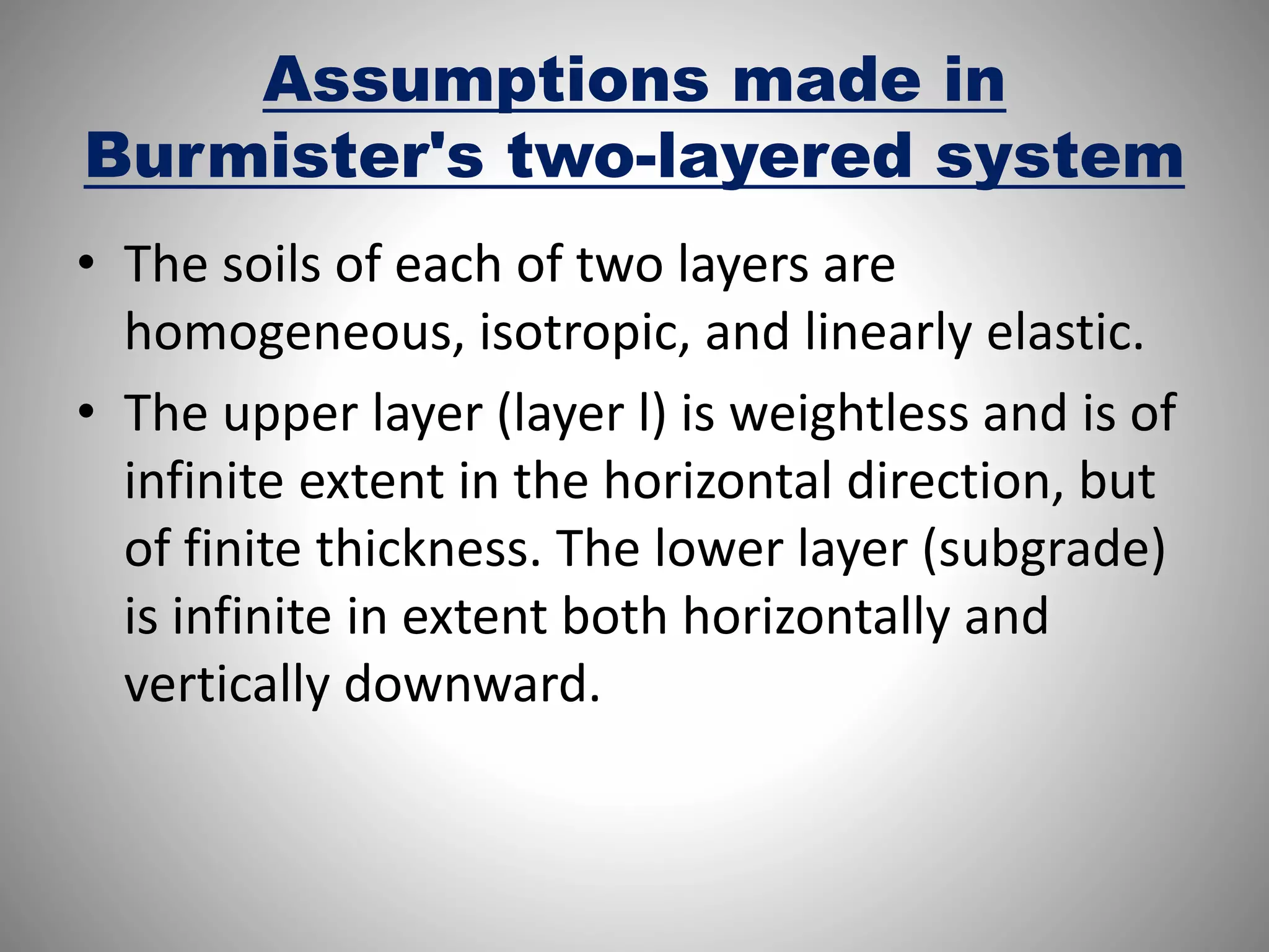 Burmister 2 layer | PPTX