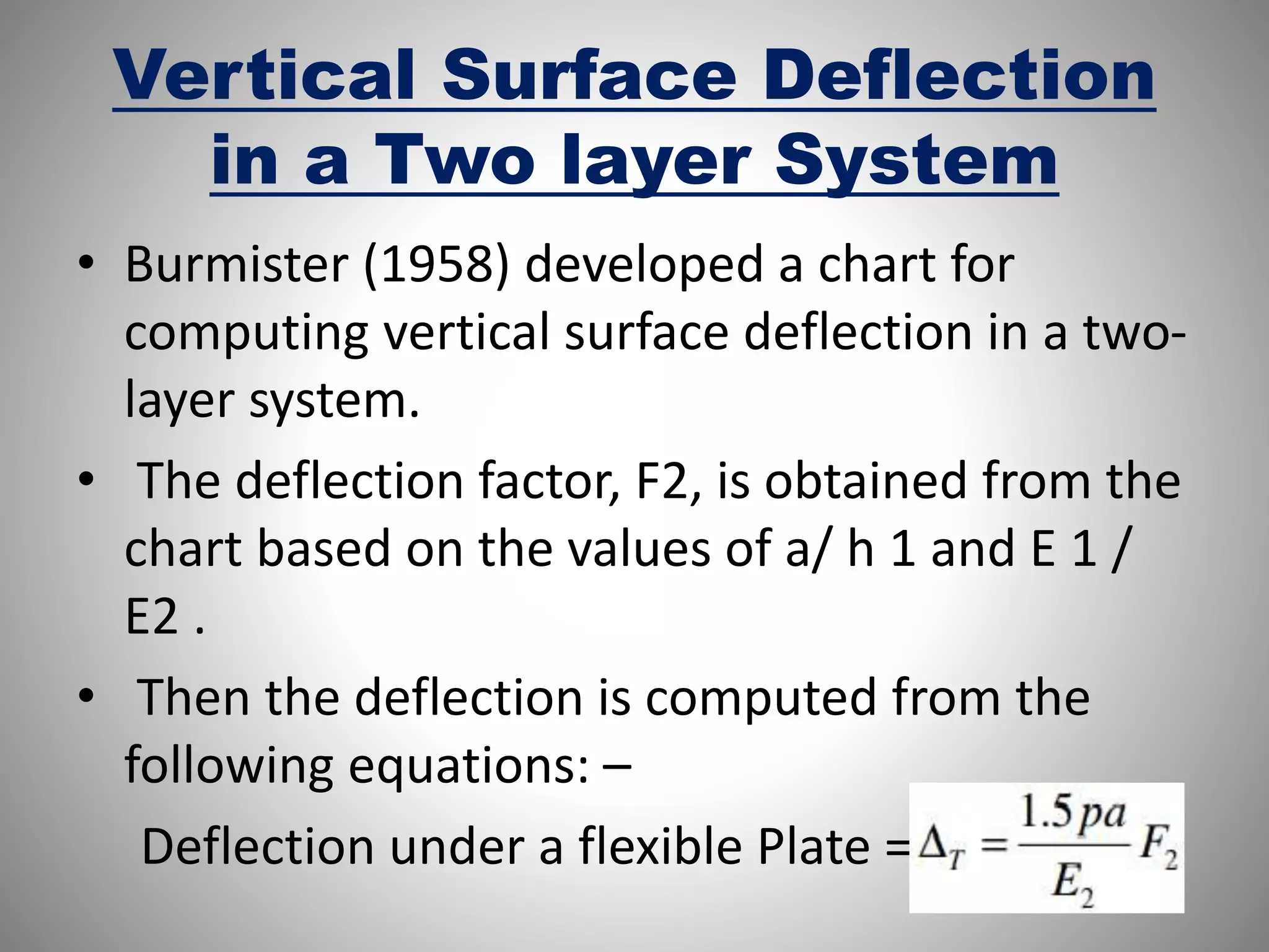 Burmister 2 layer | PPTX