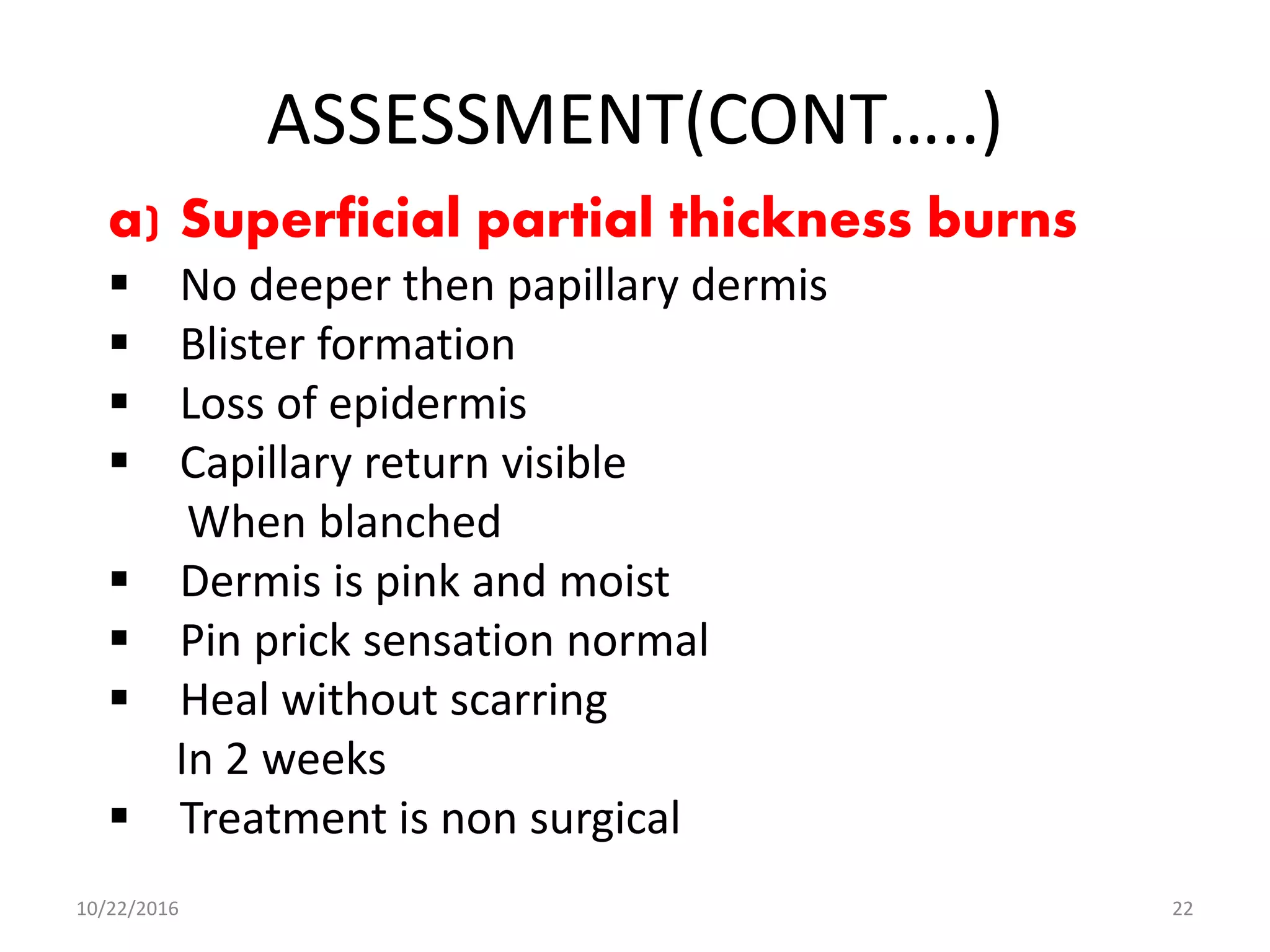 Burn classification and management | PPTX
