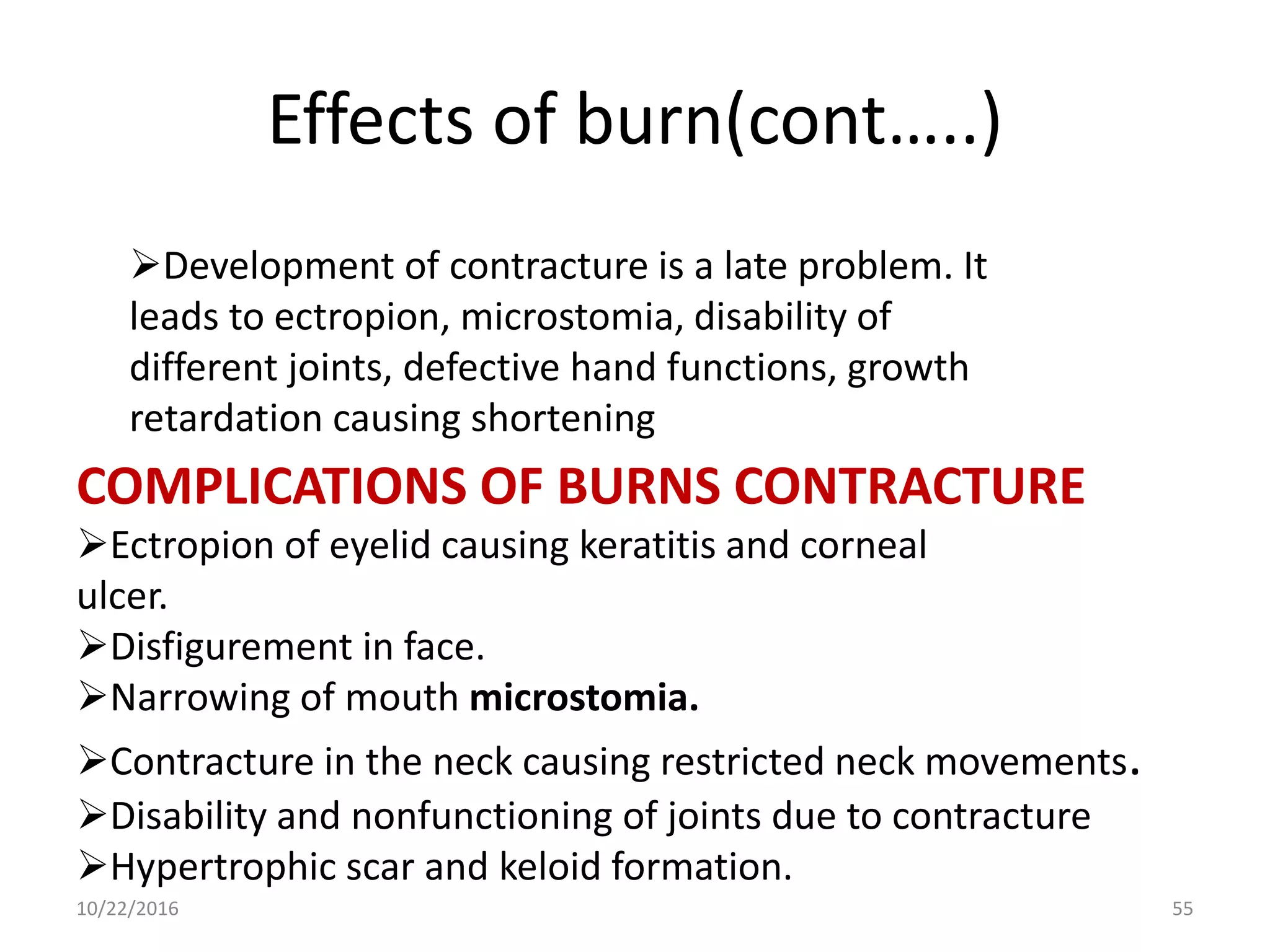 Burn classification and management | PPTX