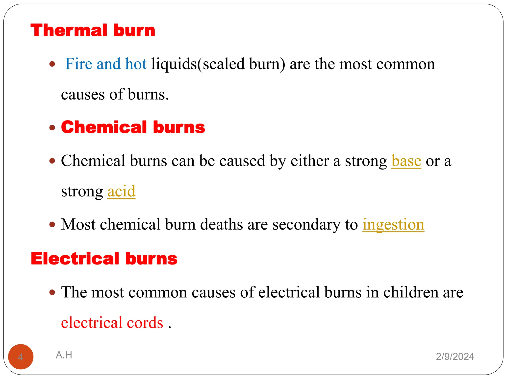 Burn.pptx for first aid student of nursing | PPTX