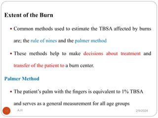 Burn.pptx for first aid student of nursing | PPTX