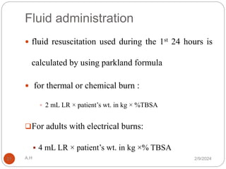 Burn.pptx for first aid student of nursing | PPTX