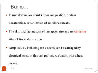 Burn.pptx for first aid student of nursing | PPTX