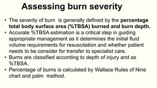 Nursing management of burn patient chapter bsc nursing 4 th semester | PPTX