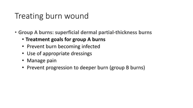 BURN. A brief note on burn and its management | PPT