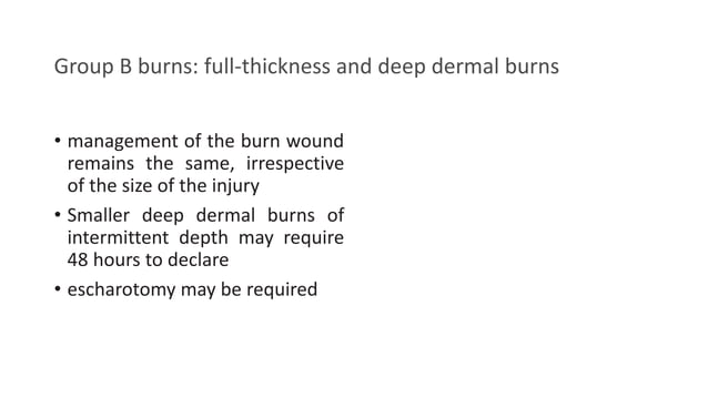 BURN. A brief note on burn and its management | PPT