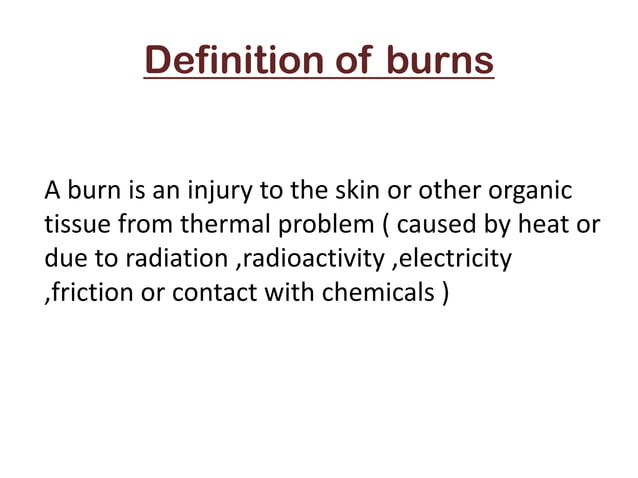 Burn.pdf for nursing student.ppt by raafat | PPT