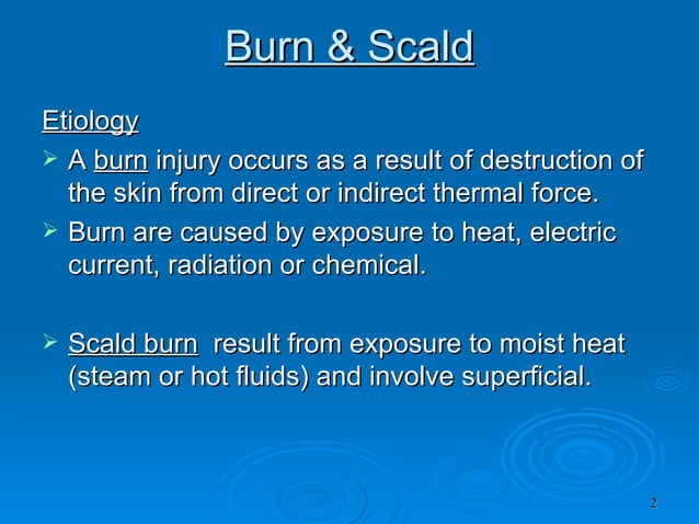 Burn And Scald | PPT