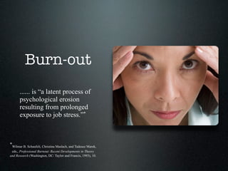 Burn-out: A Real Problem | KEY