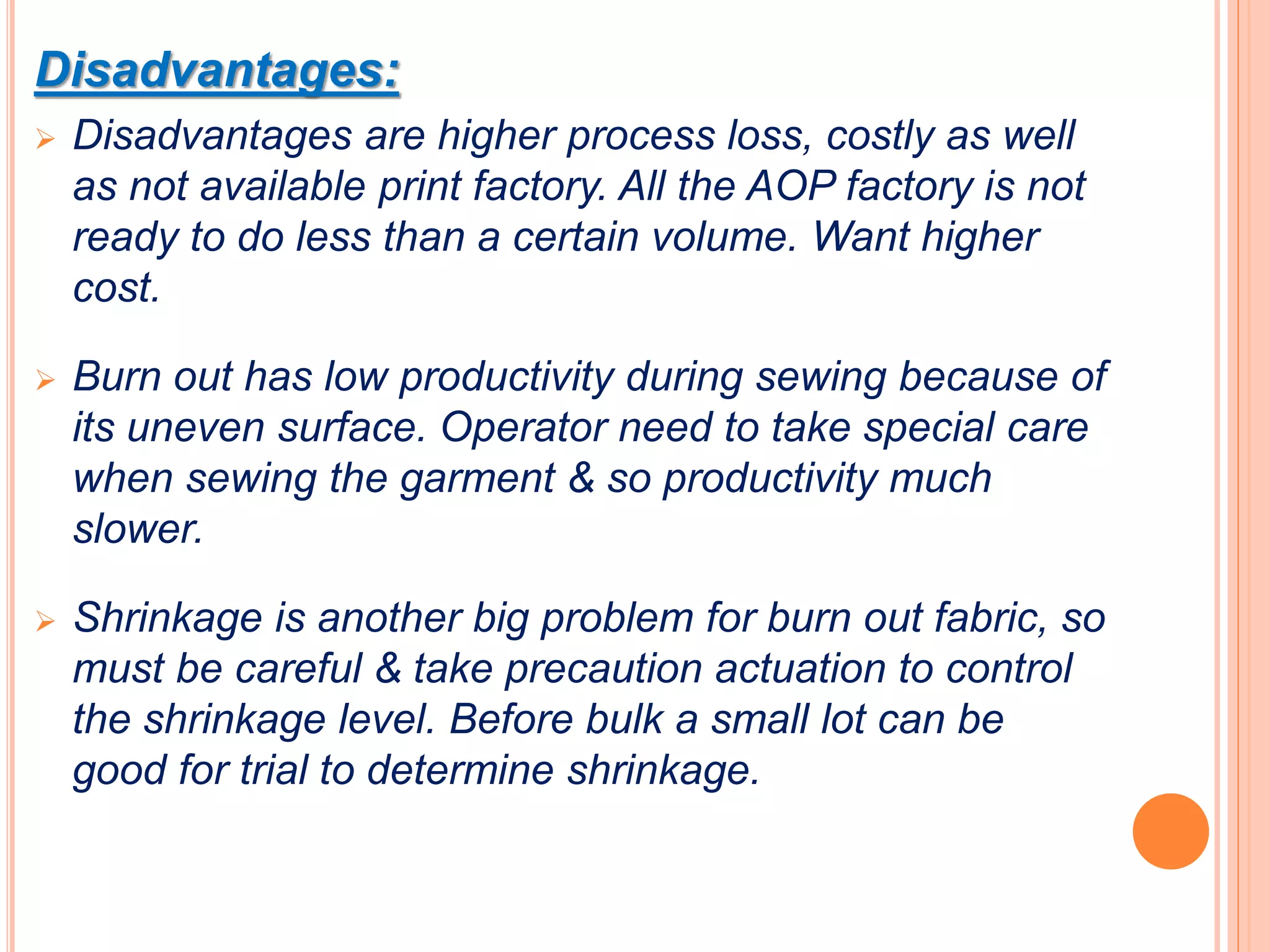 Burn out printing | PPTX