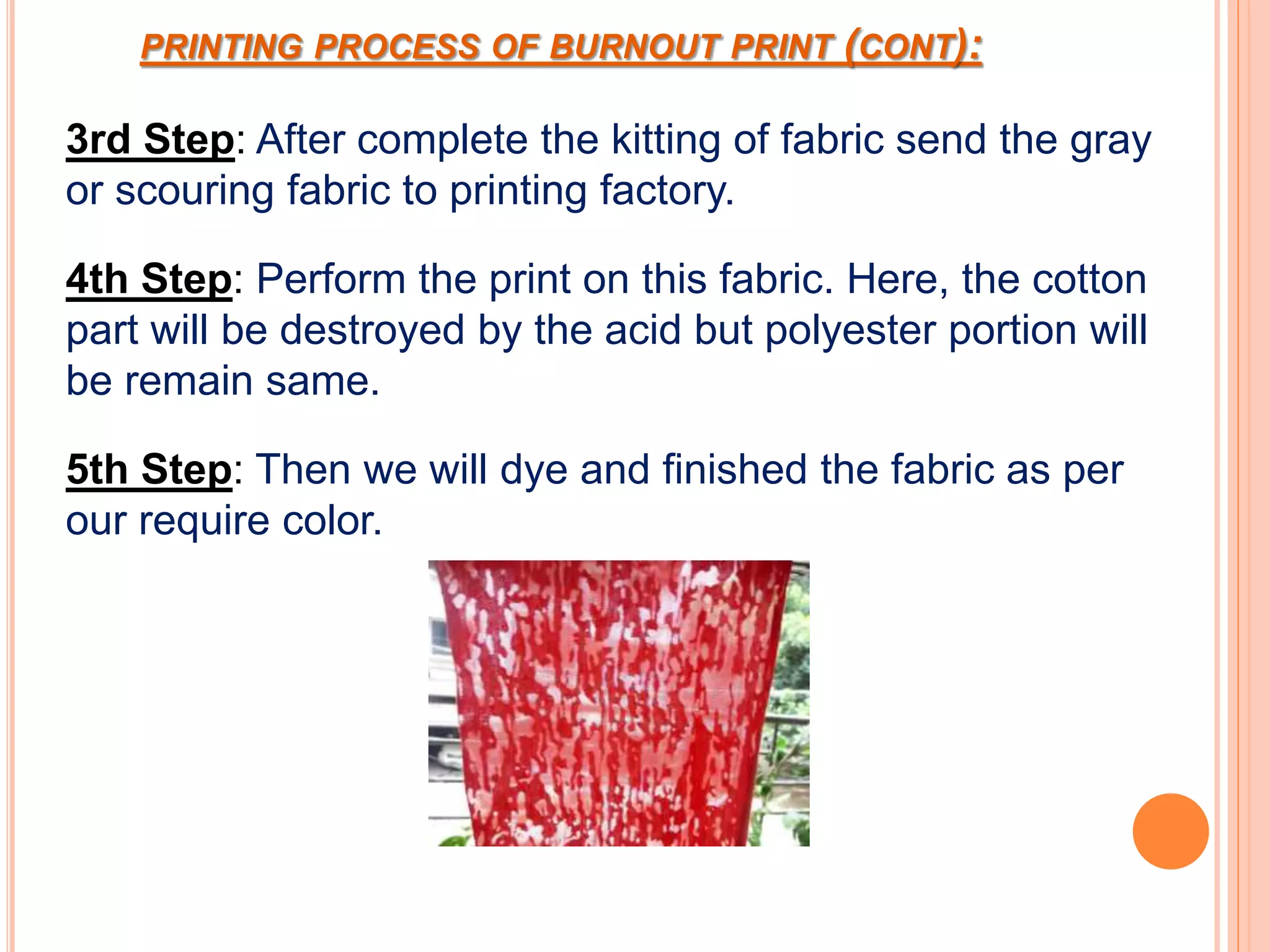 Burn out printing | PPTX