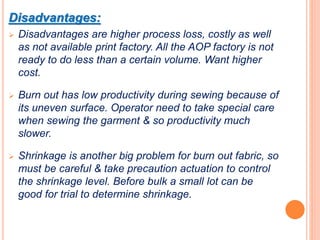 Burn out printing | PPTX