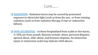 BURN details types and definition and all | PPTX