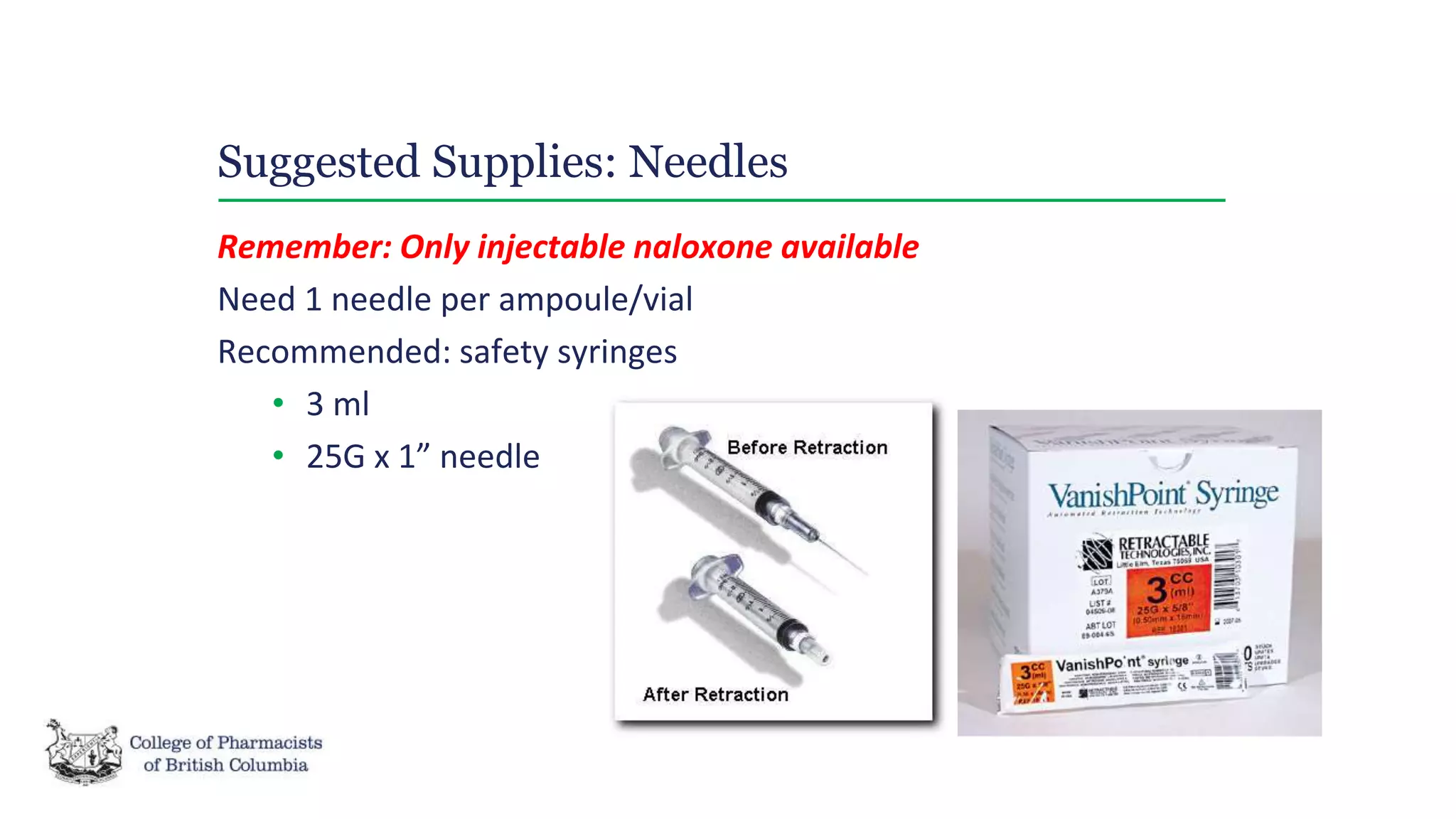 Naloxone Training Presentation | PDF