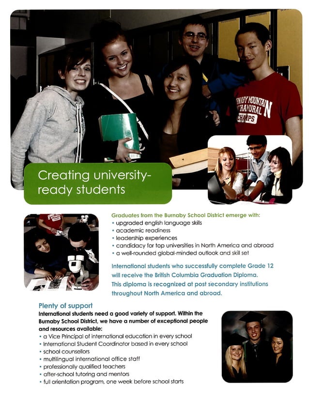 Burnaby school district brochure | PDF