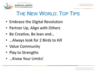 Burnage Library: A 21st Century Library Case Study | PPT