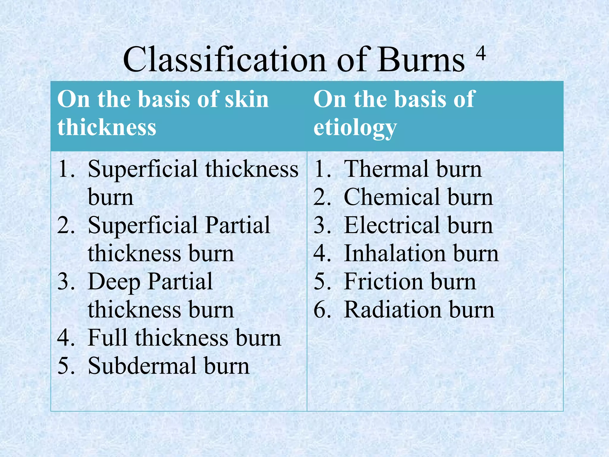 Burn And Burn Rehabilitation Ppt