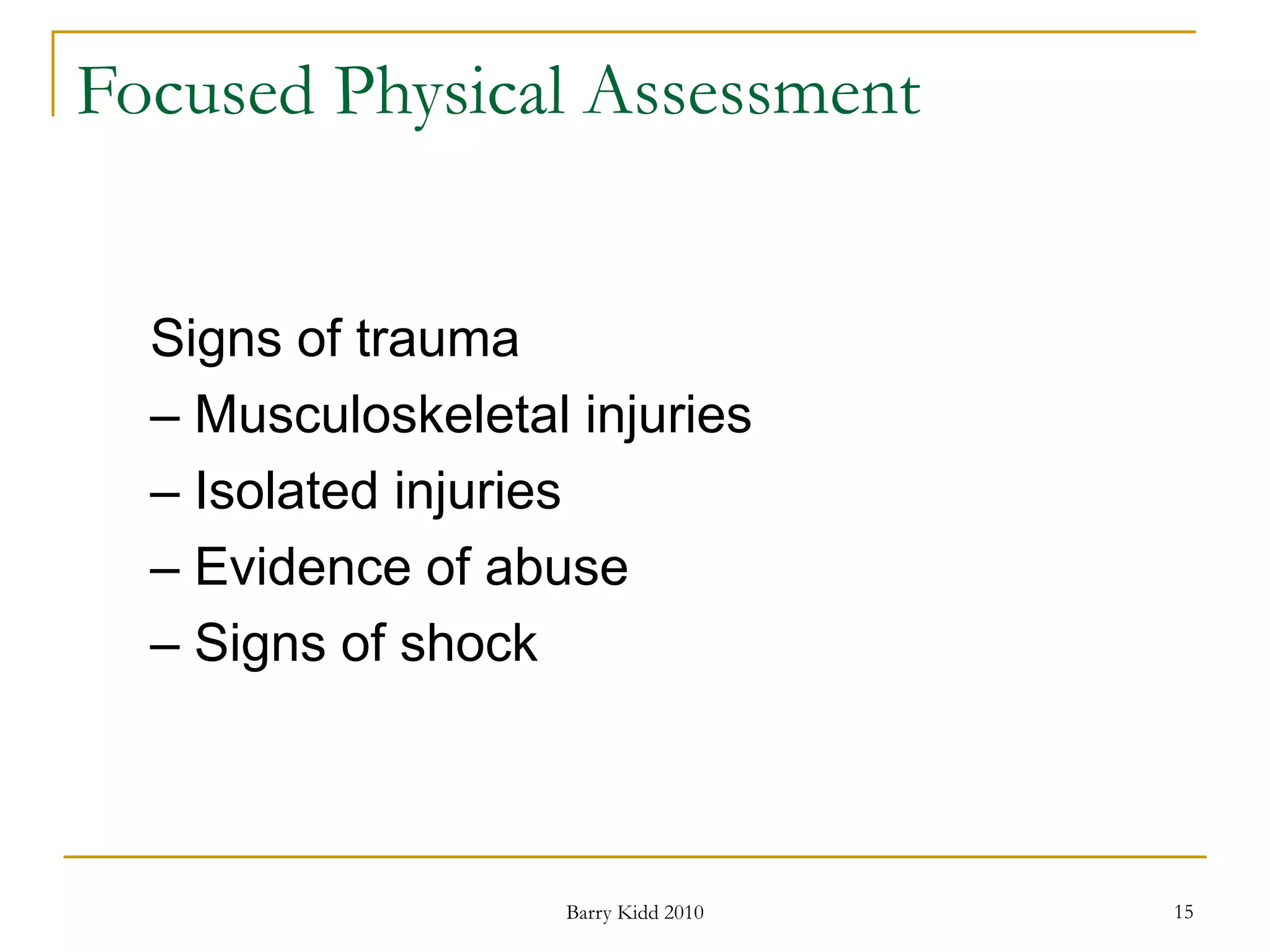 Burn assessment and management | PPT
