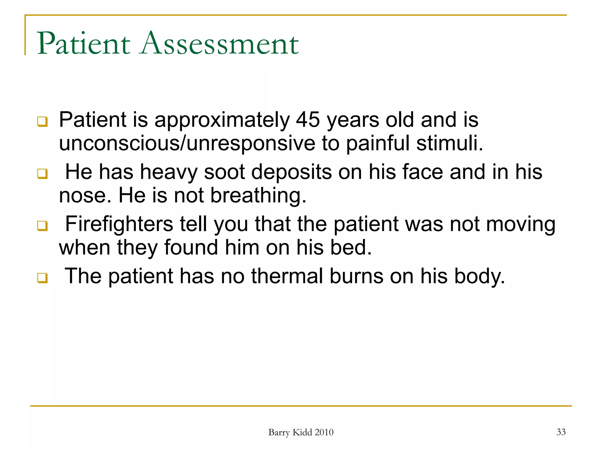 Burn assessment and management | PPT
