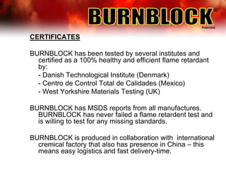 Burn Block China | PDF