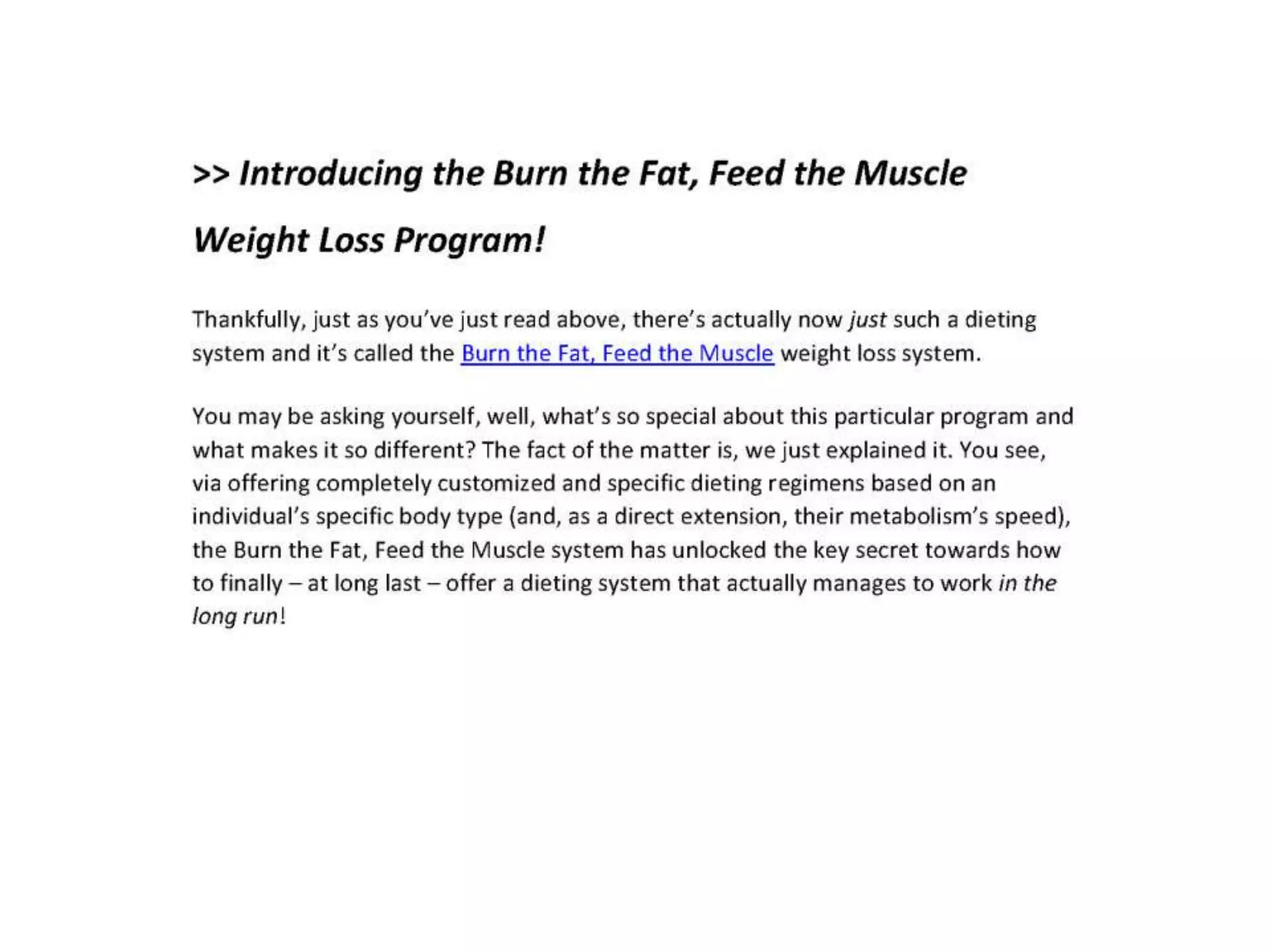 Burn Body Fat | PPTX