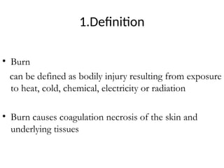BURN by kng KYR-1.ppt,degrees of burning,classification of burns | PPT