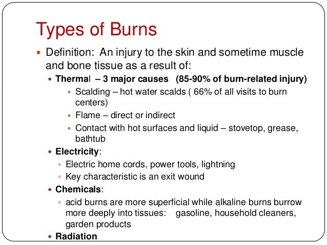 Burns - Embrace discomfort