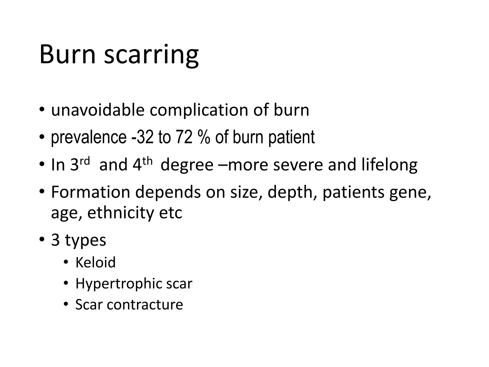 Burn complications and rehabilitation | PPTX
