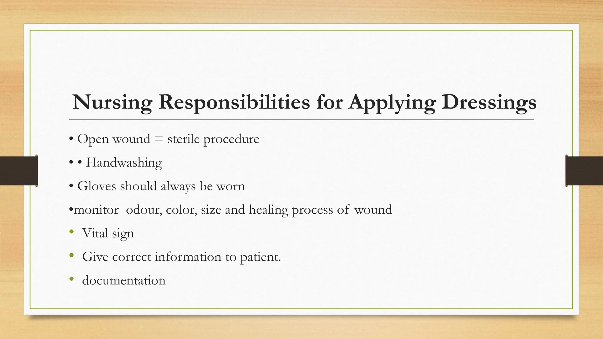 BURN DRESSING, demonstration with step by step | PPTX