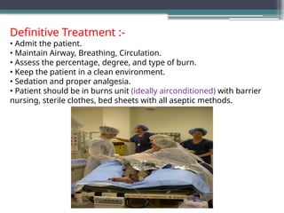 BURN management classification treatment | PPT
