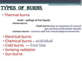 BURN management classification treatment | PPT