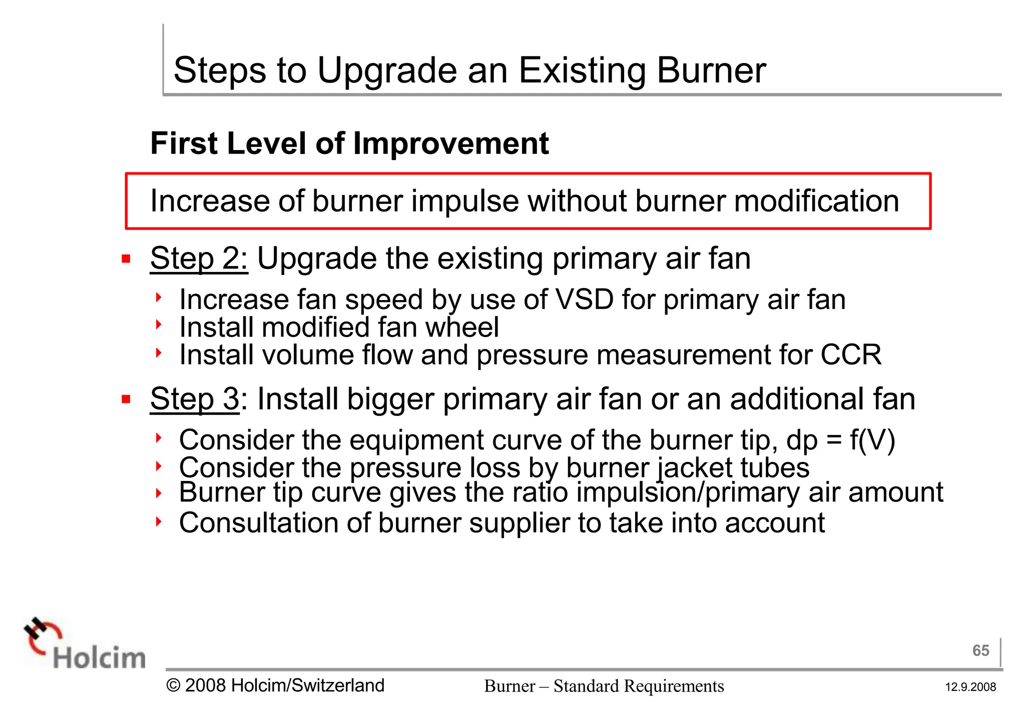 burner.pptx it take about burner optimization | PPTX