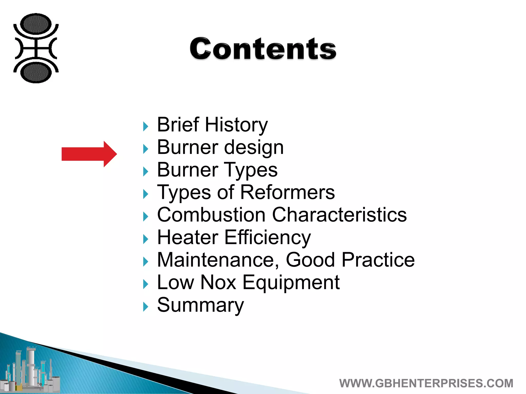 Burner Design, Operation and Maintenance on Ammonia Plants | PDF