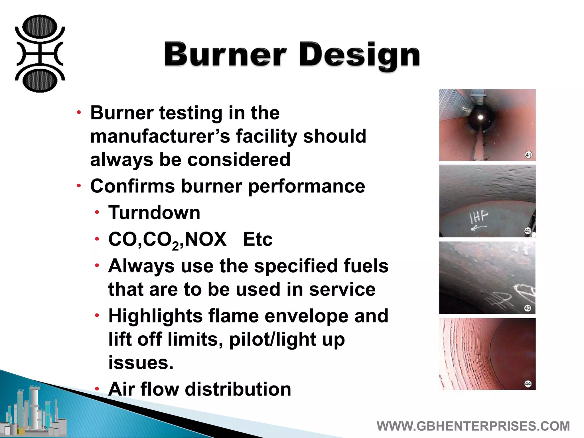 Burner Design, Operation and Maintenance on Ammonia Plants | PDF