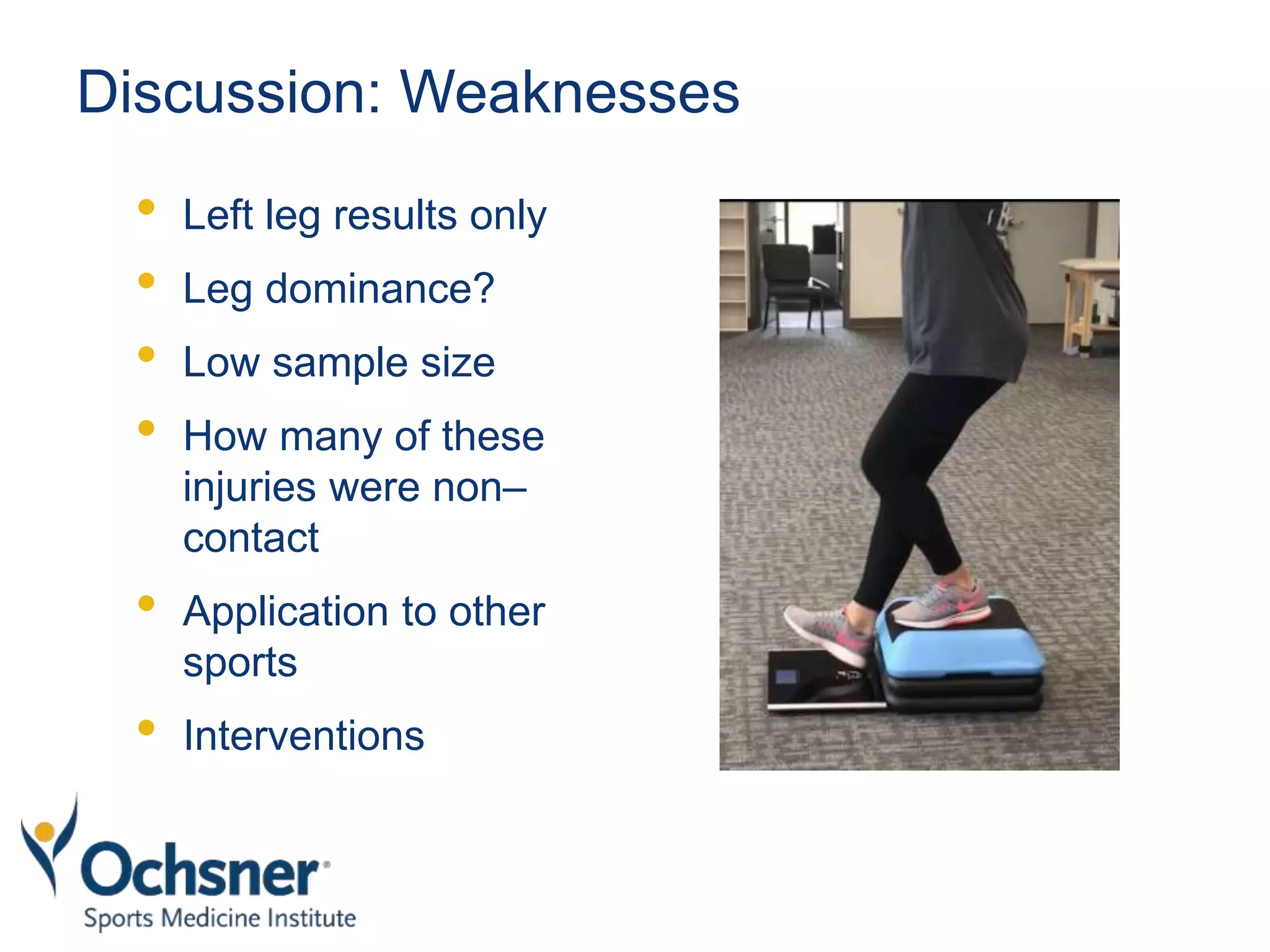Single Leg Step-Down Test is Associated with Lower Extremity Injury ...
