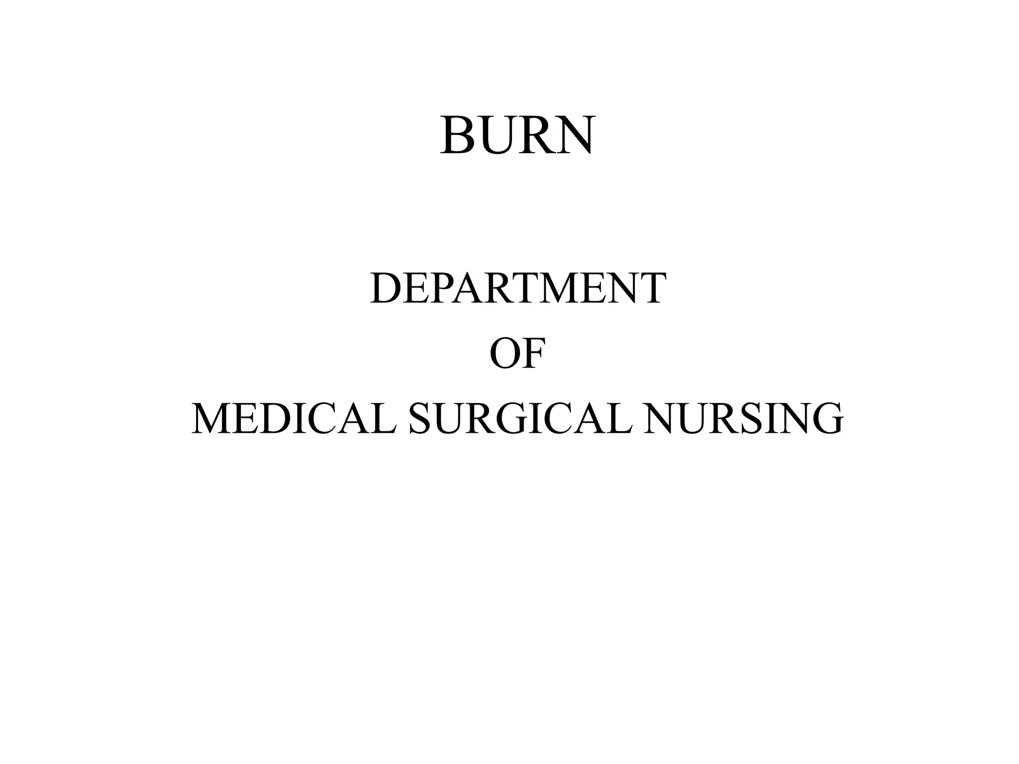 Burn basic | PPT