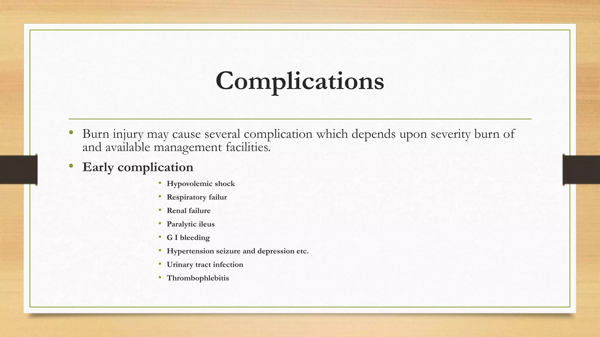 Burn in children | PPTX