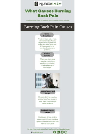 What Causes Burning Back Pain | PDF