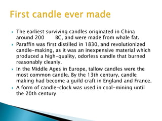 Burning candle | PPTX