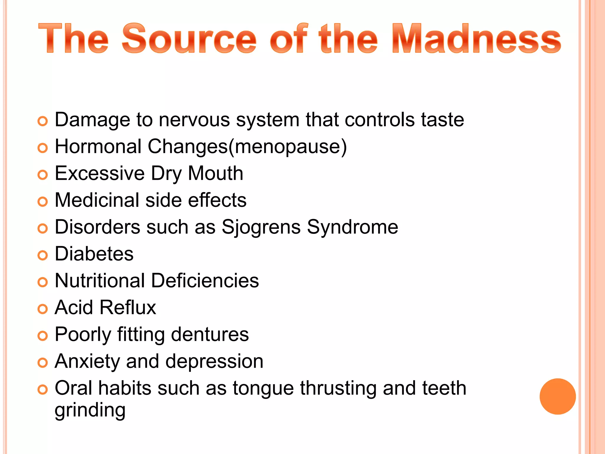 Burning mouth syndrome | PPTX